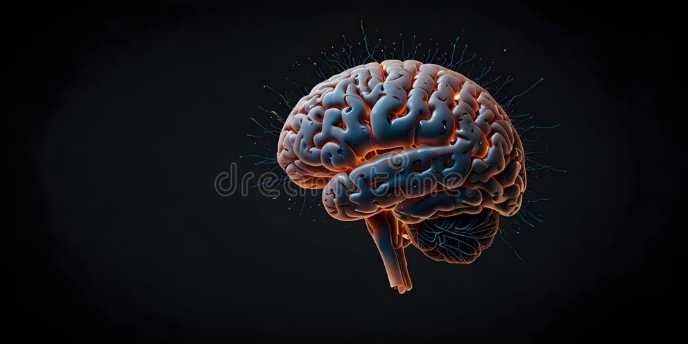 The brain is a neuro stock illustration. Illustration of internet ...