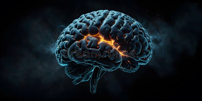 The brain is a neuro stock illustration. Illustration of psychology ...
