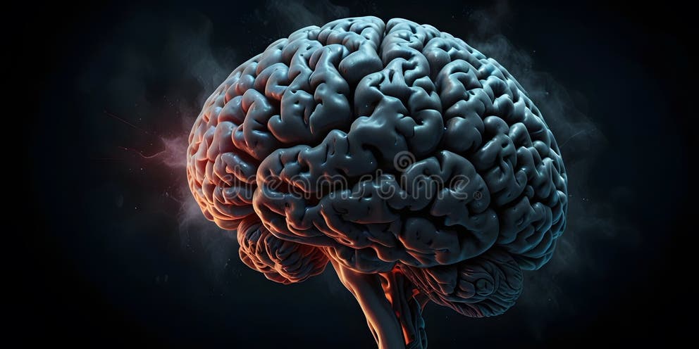 The brain is a neuro stock illustration. Illustration of design - 322492280