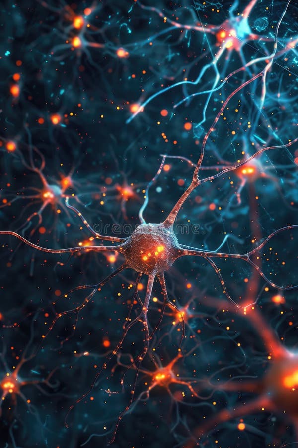 Brain Neuron Connections stock image. Image of cellular - 363162353
