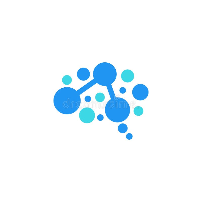 Brain Neuron Logo Design Vector Stock Vector - Illustration of icon ...