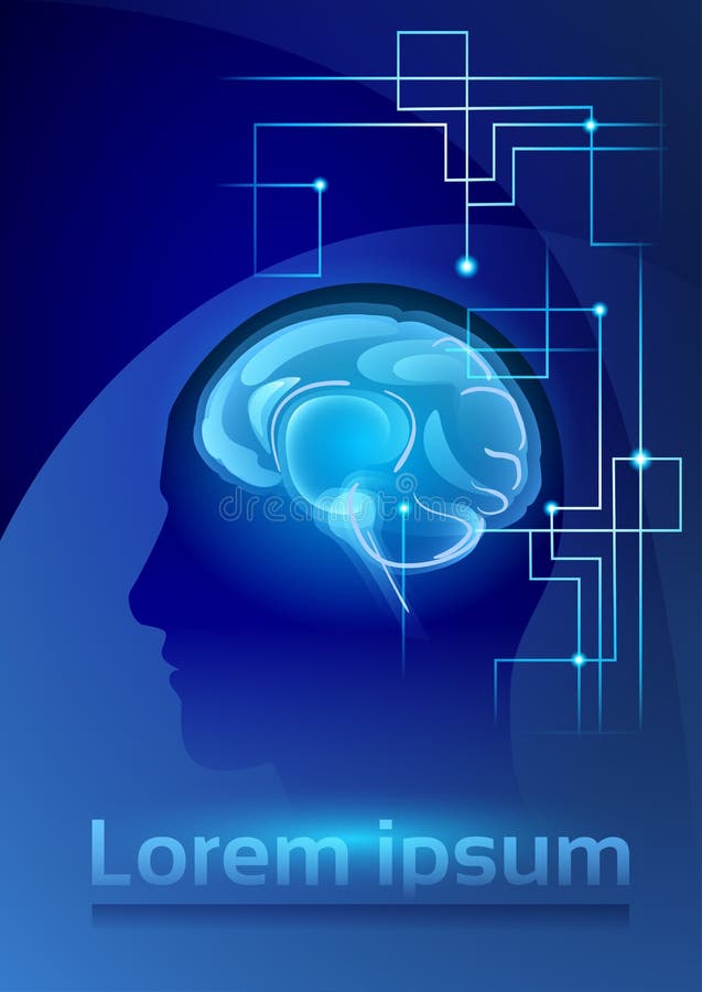 Brain Neurons Activity, Medicine Thinking Intelligence Concept Banner ...