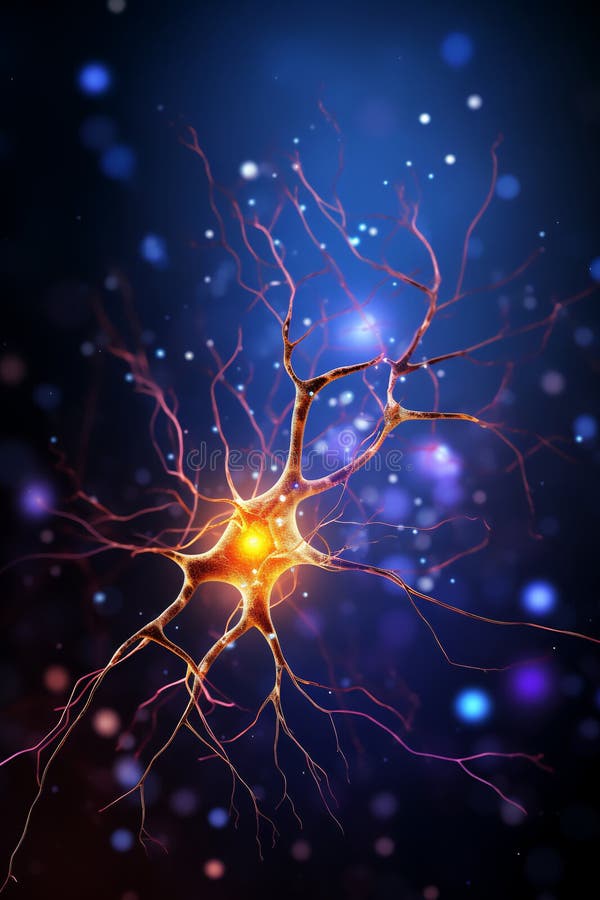 Brain neurons stock illustration. Illustration of sending - 292845466