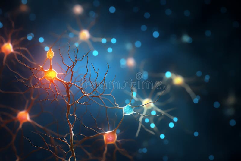 Neurons and Nervous System in the Human Brain. Histology of Human Brain ...