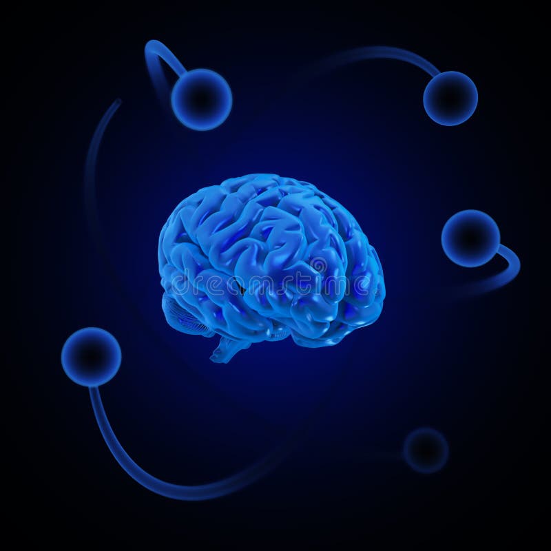 Brain nucleus stock illustration. Illustration of memory - 60852200