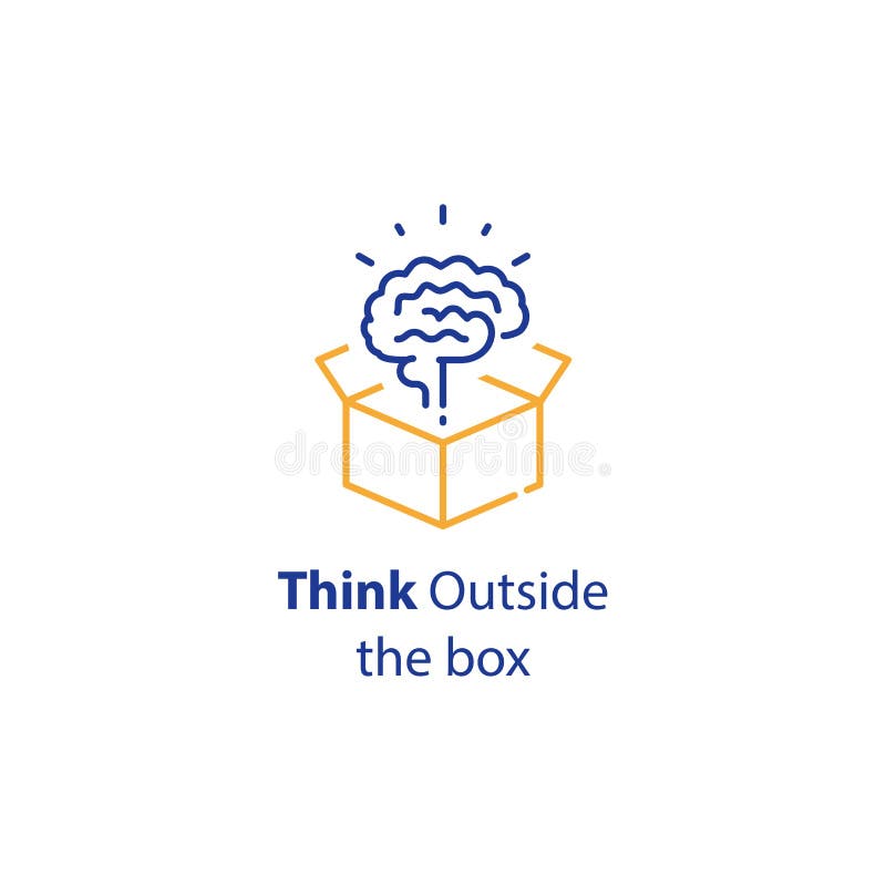 Brain and Open Box, Creativity Improvement, Think Outside the Box ...