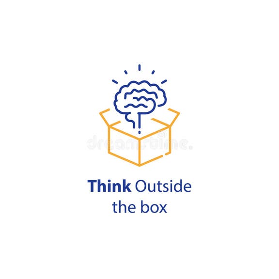 Brain and Open Box, Creativity Improvement, Think Outside the Box ...