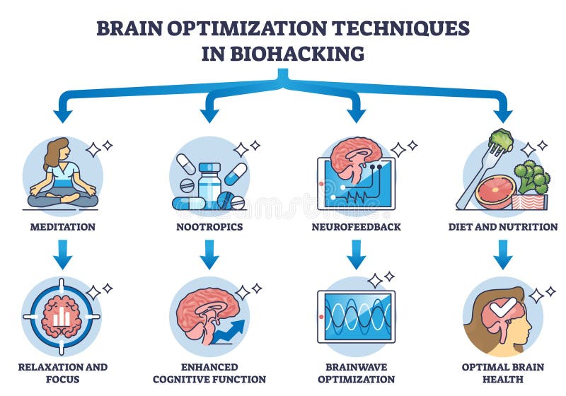Brain Optimization Techniques and Mind Biohacking Methods Outline ...