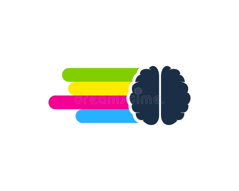 Color Brain Logo Icon Design Stock Vector - Illustration of graphic ...