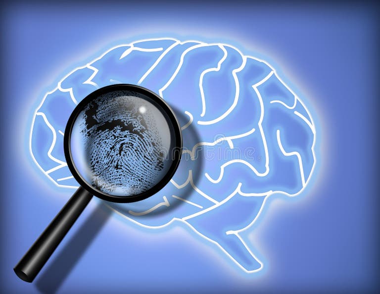 Brain - Personality - Identity Stock Illustration - Illustration of ...