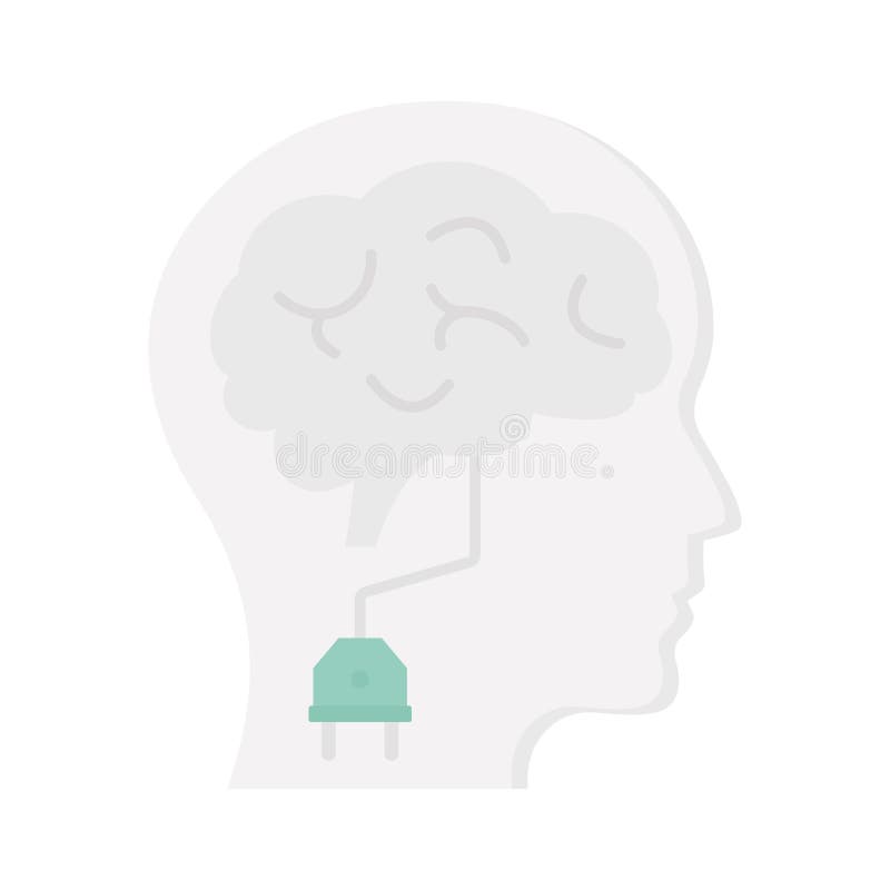 Brain Plug Logo Design Template Stock Vector - Illustration of learning ...