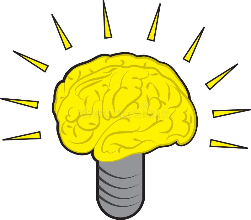 Brain power meter stock illustration. Illustration of mind - 25583804