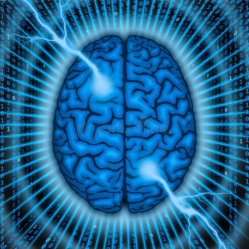Brain (Balls of Energy) stock illustration. Illustration of idea - 6446577