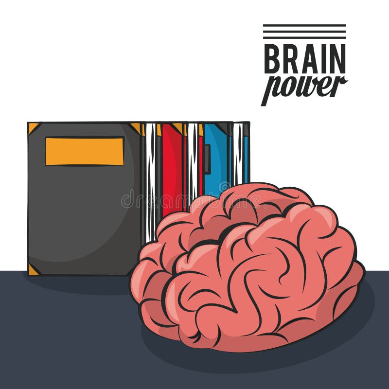 Brain power concept stock vector. Illustration of education - 120984244