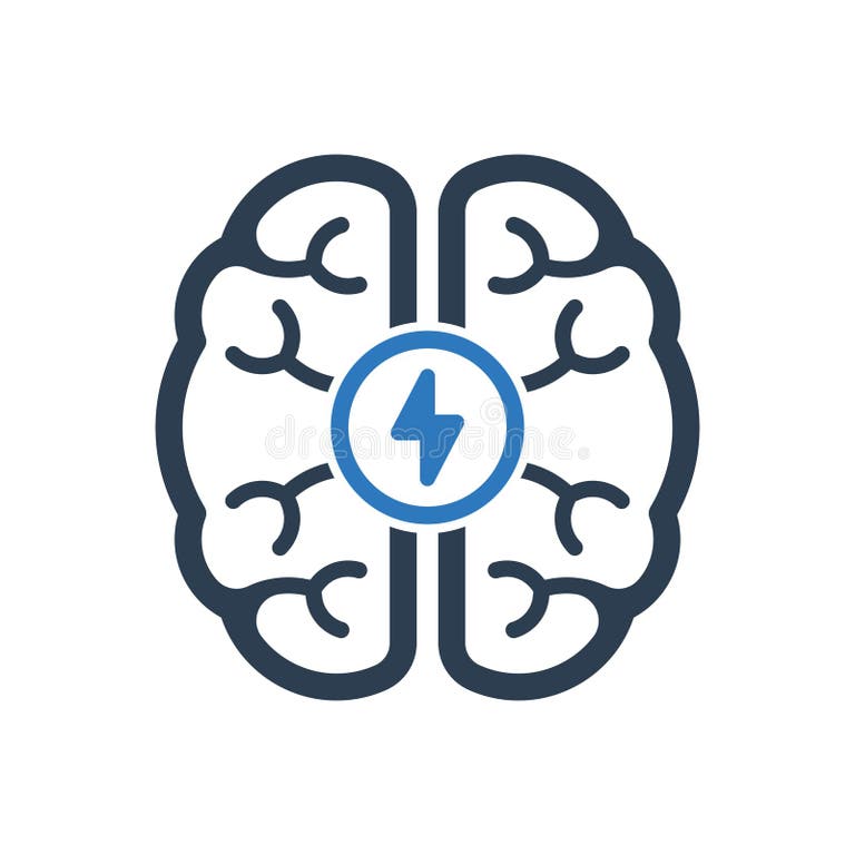 Brain Power Icon stock vector. Illustration of idea - 392276540