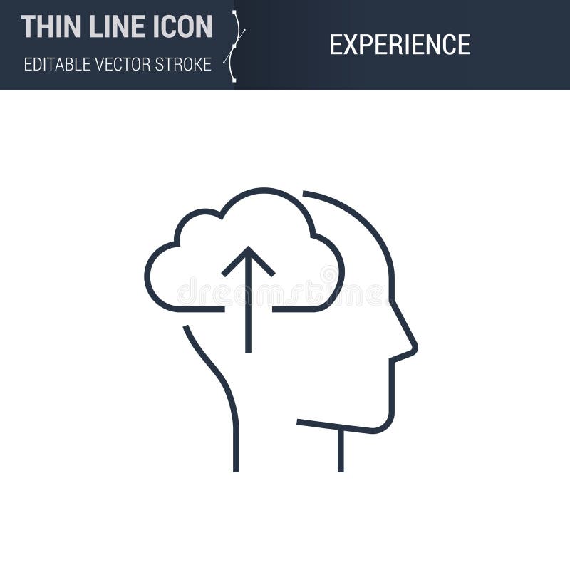 Experience Icon stock illustration. Illustration of icon - 231063989