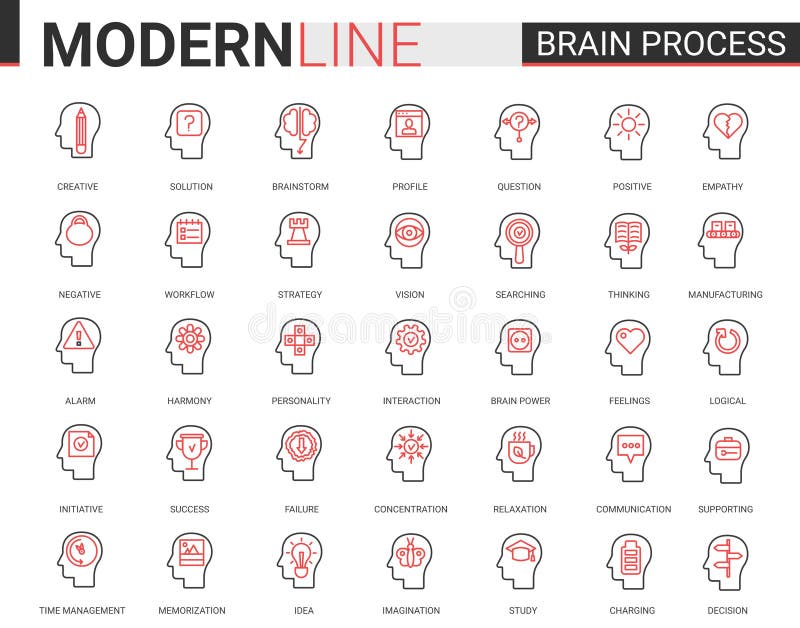 Processing Mind stock illustration. Illustration of mind - 23937304