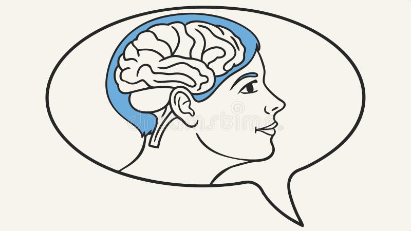 Brain in Profile Heart, Thinking Love Emotions, Cognitive Affection ...