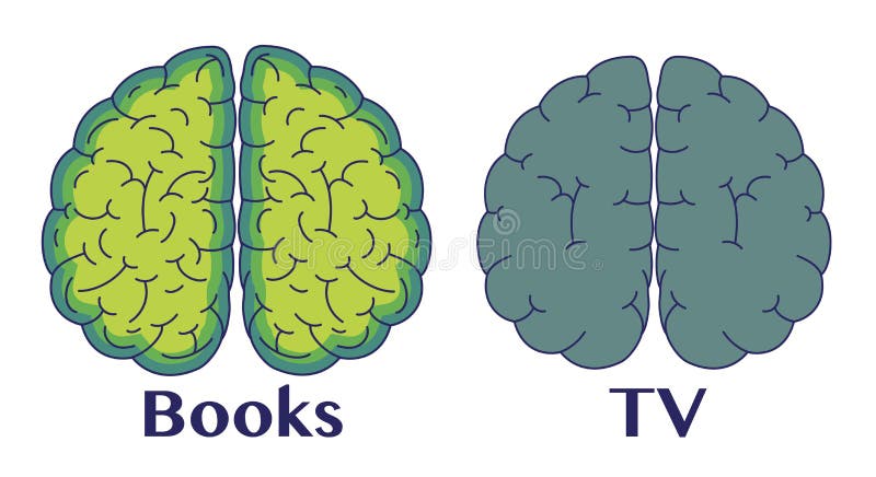 Brain - Progress and Regress Stock Vector - Illustration of analytical ...
