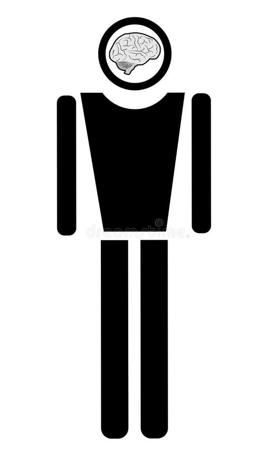 Fat genius stock vector. Illustration of creative, puppet - 41029935