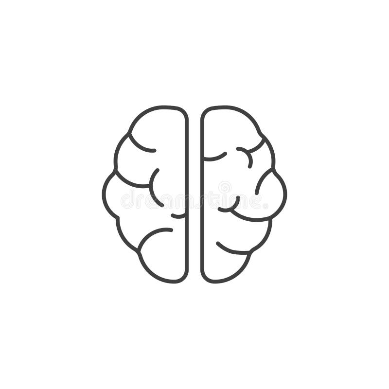 Brain Vector Line Icons stock vector. Illustration of brainstorming ...