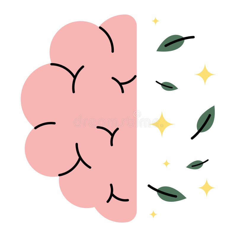 Peaceful Mind Freedom stock illustration. Illustration of positive ...