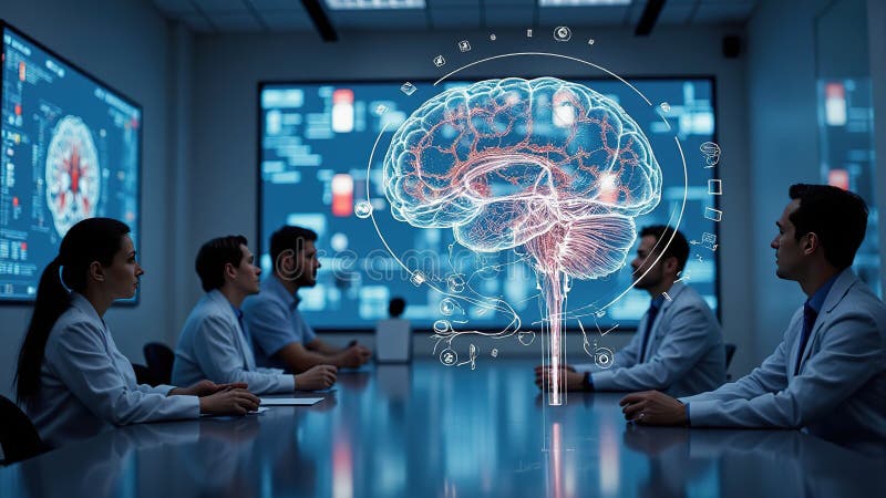 Brain Research and Data Analysis in Modern Scientific Environment Stock ...