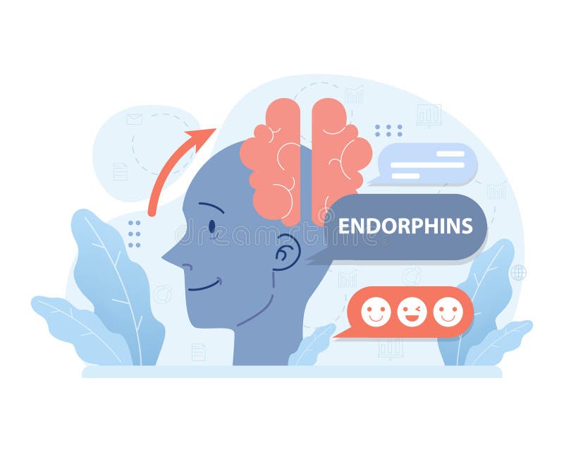 Brain S Joy Journey. Flat Vector Illustration Stock Illustration ... Brain S Joy Journey. Flat Vector Illustration Stock Illustration ...