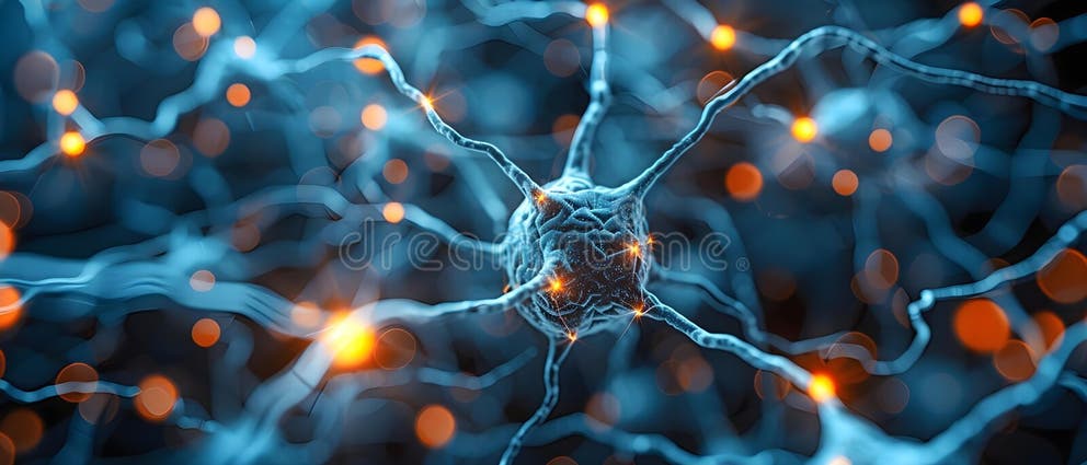 Brain S Minimalist Symphony: the Complex Dance of Neurons. Concept ...