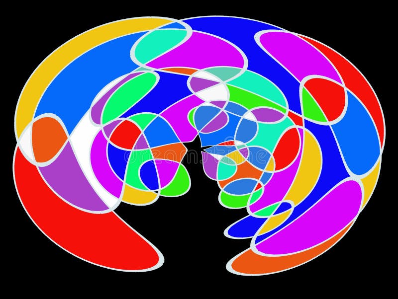 Brain scan of the dream stock illustration. Illustration of brain ...