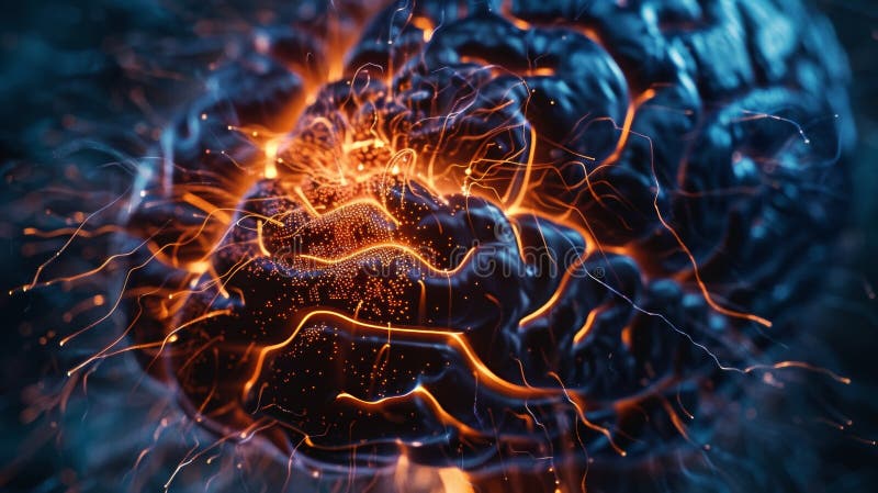 A Brain Scan Image with Highlighted Areas Indicating the Successful ...