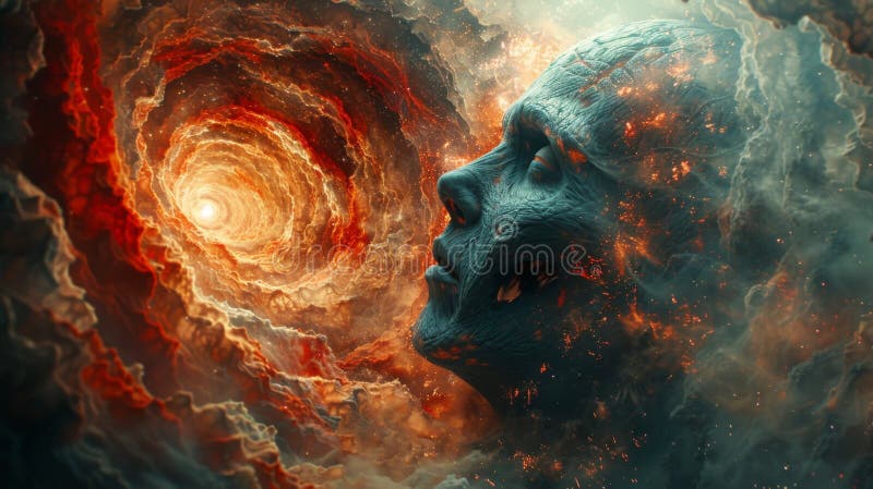 A Brain Scan Revealing only a Black Void Where the Activity Should Be a ...