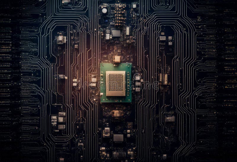 Brain server circuit stock photo. Image of light, brain - 326023834