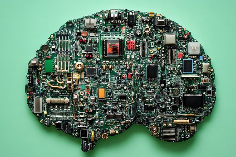 Brain-shaped Circuit Board Showcases the Complex Interplay of Hardware ...