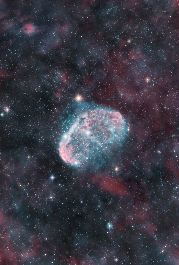 Brain-shaped cosmic nebula stock photo. Image of astronomy - 192877620