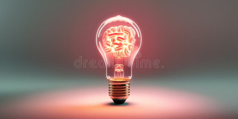 Idea Light Bulb Conceptual Work on Blackboard Stock Photo - Image of ...