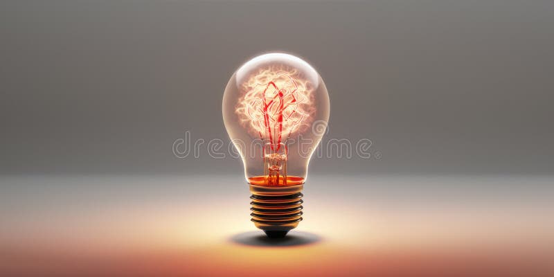 Idea Light Bulb Conceptual Work on Blackboard Stock Photo - Image of ...