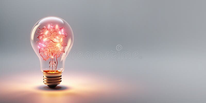 Idea Light Bulb Conceptual Work on Blackboard Stock Photo - Image of ...