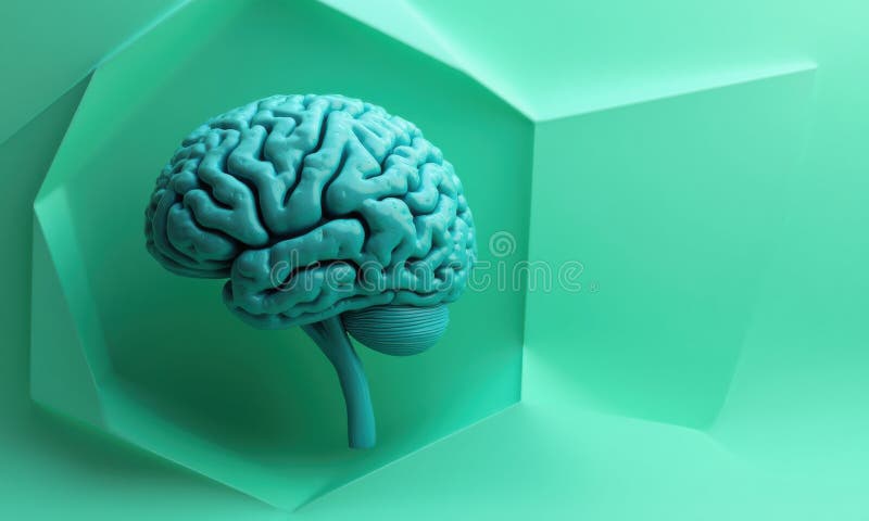 Brain Shown Green Background Stock Photos - Free & Royalty-Free Stock ...