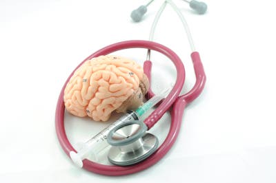 Brain and stethoscope stock image. Image of intestine - 19782227