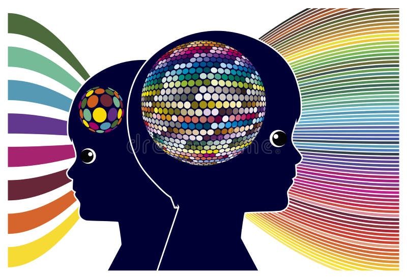 Brain Stimulation in Early Childhood Education Stock Illustration ... Brain Stimulation in Early Childhood Education Stock Illustration ...