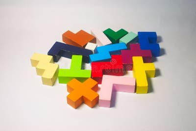 Brain Storm Creative Building Blocks Stock Image - Image of children ...