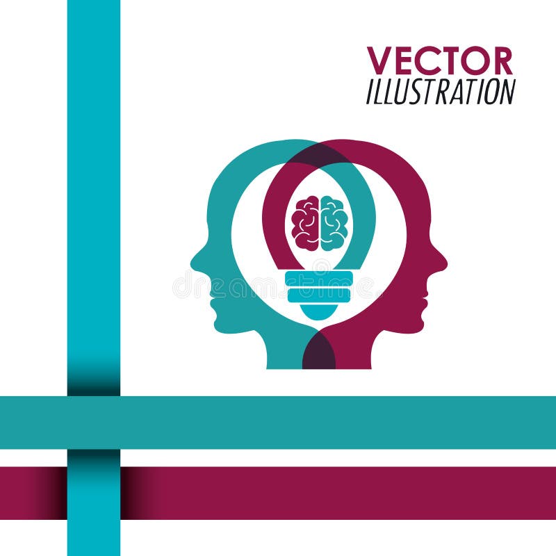 Brain storm design stock illustration. Illustration of intelligence ...