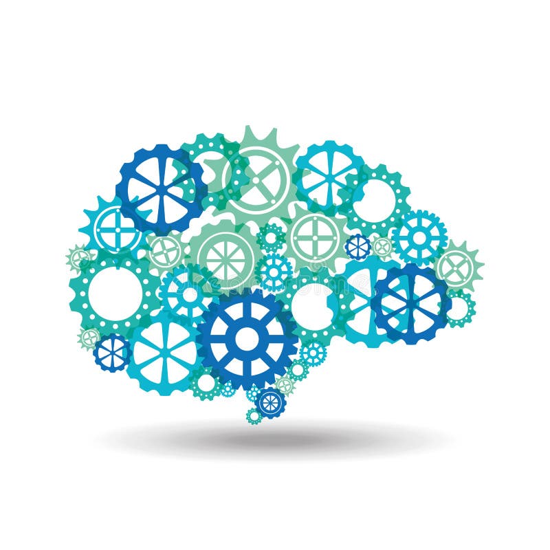 Brain Storm - Rain Of Ideas Stock Illustration - Illustration of ...