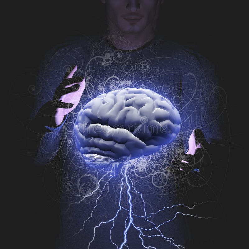Brain storm stock illustration. Illustration of abstract - 32821381