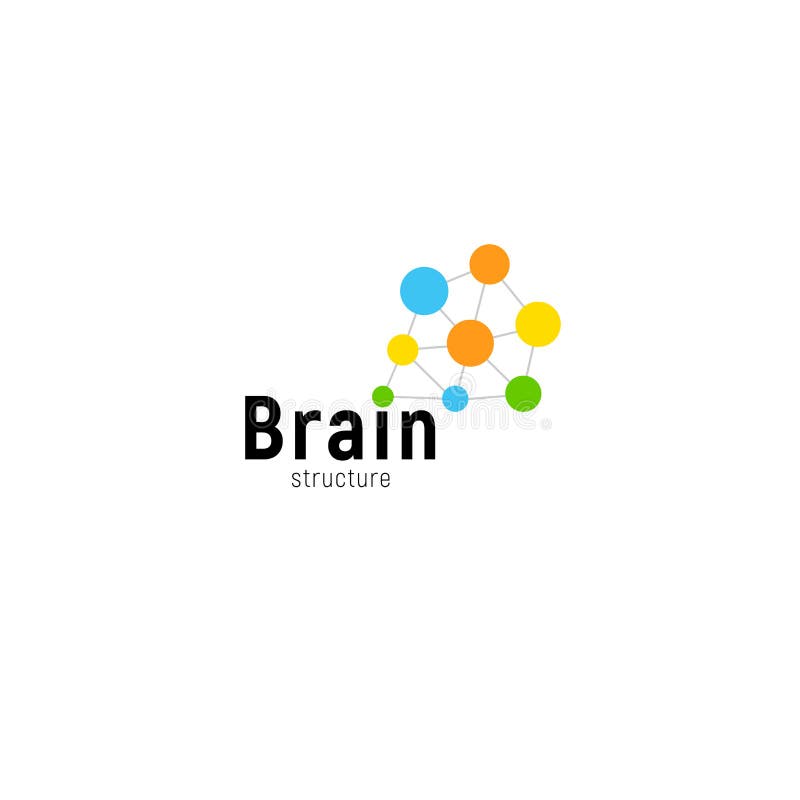 Brain Storming Business Vector Isolated Logo Template. Colorful ...