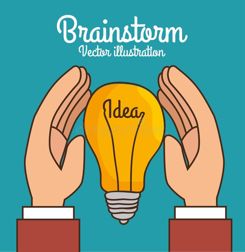 Brain storming design stock illustration. Illustration of brainstorm ...
