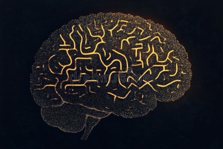 A Brain Structure Intricately Shaped Like a Labyrinth, Featuring ...