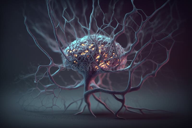 Brain Structure Neuroscience. Neural Network Human Nervous System Stock ...