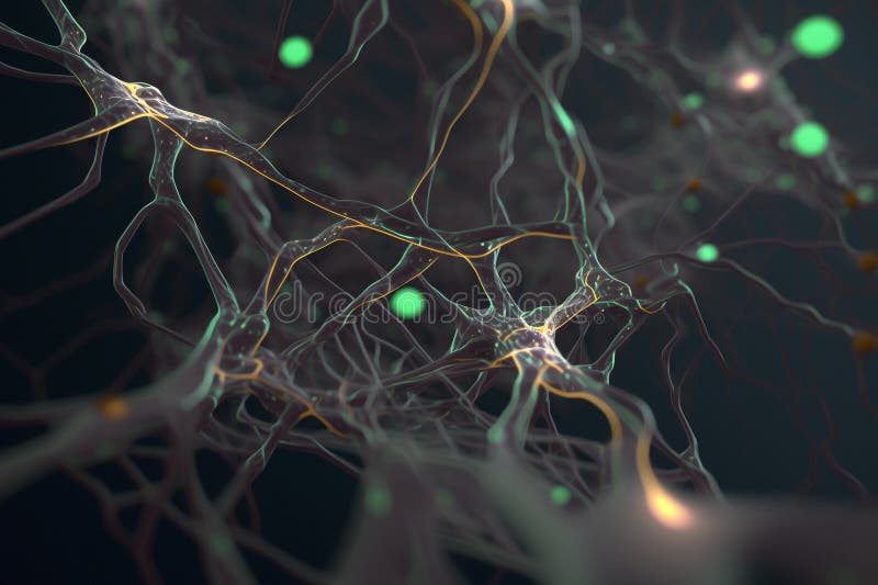 Brain Structure Neuroscience. Neural Network Human Nervous System Stock ...